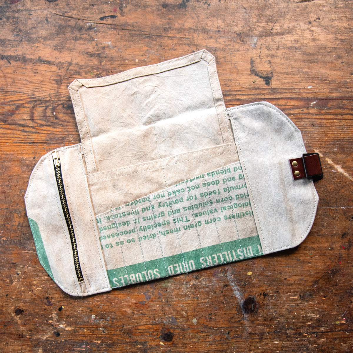 Sendak Mini Artist Roll with Vintage Feedsack: 100lbs – Peg and Awl