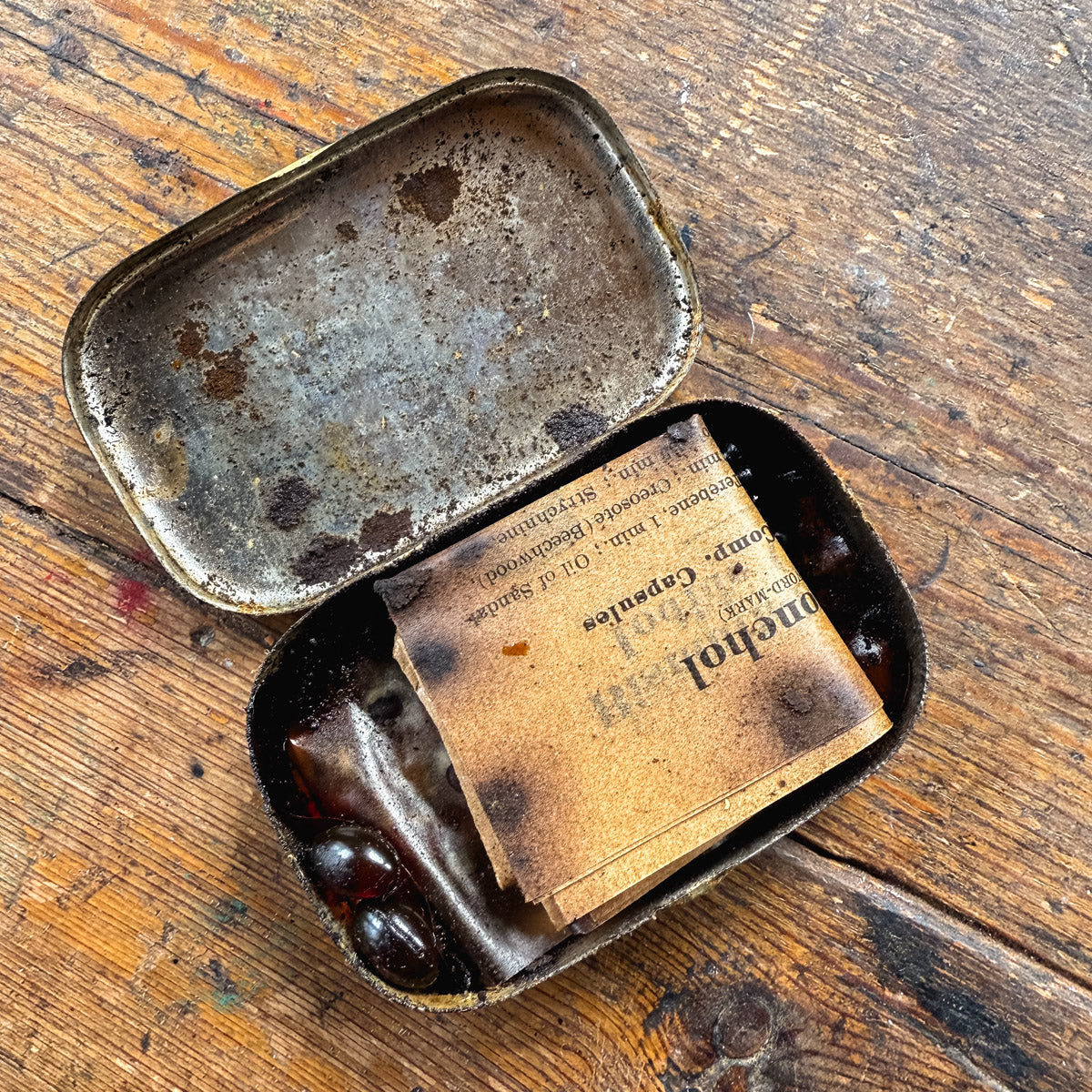 Bronchol Tin Alternative Sketchbook – Peg and Awl