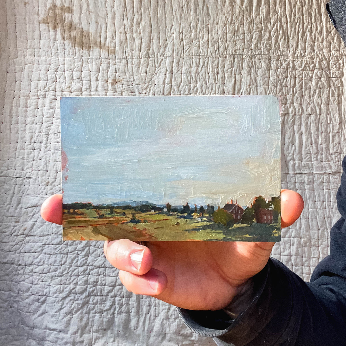 Framed Original Plein Air Painting by Walter Kent: Gettysburg, PA – Peg ...