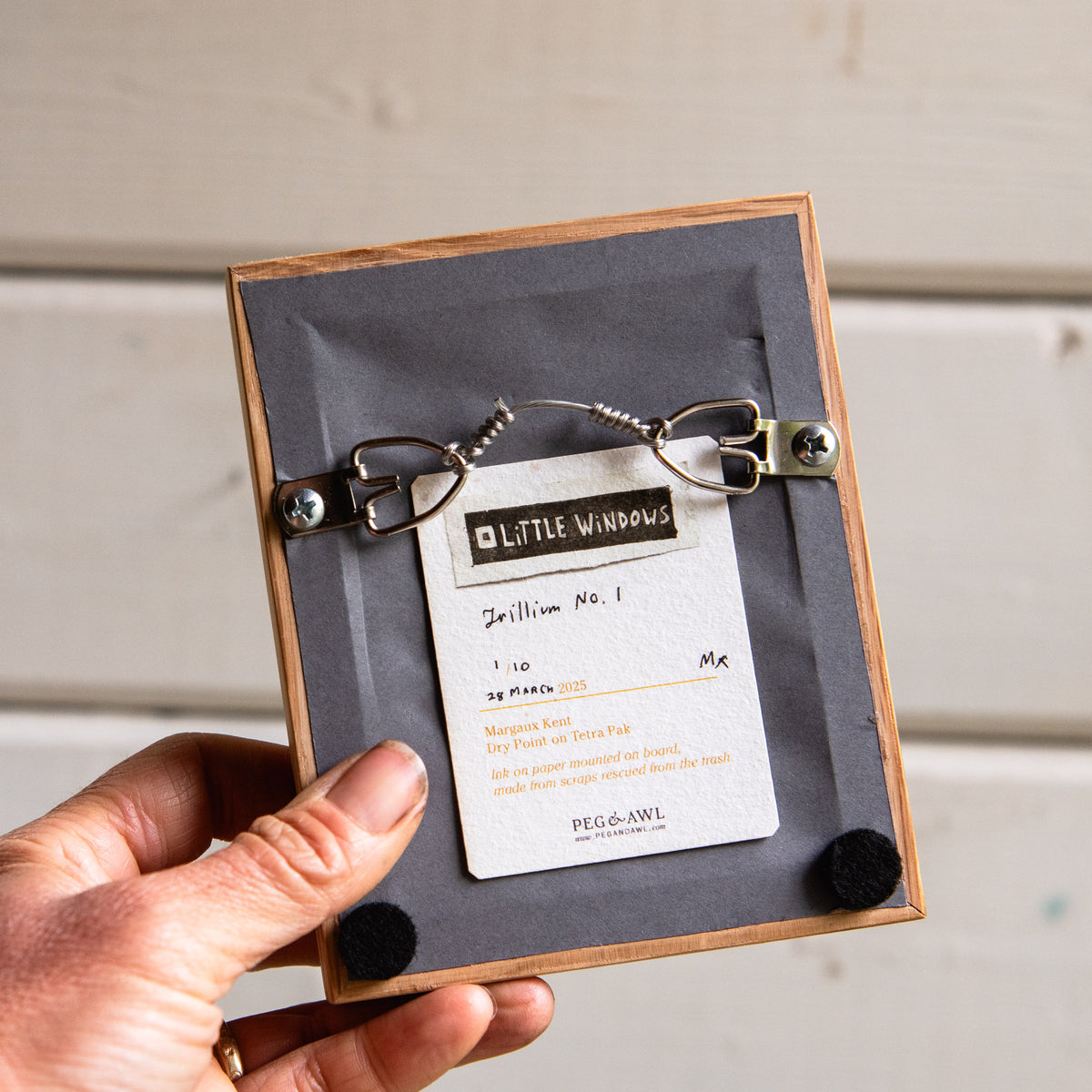 “Trillium No. 1” Tetra Pak Print – Peg and Awl