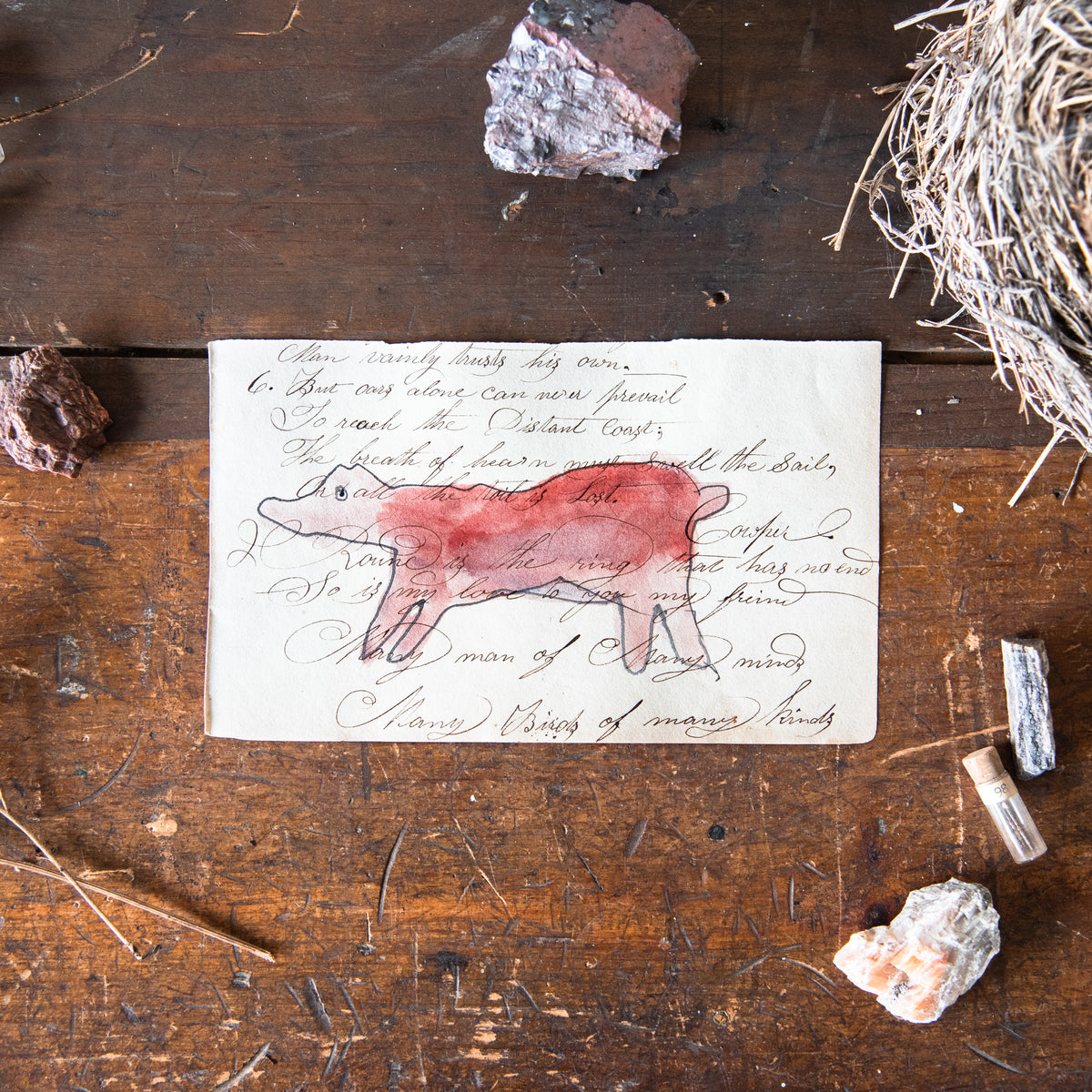 Foundlings Original Art: Phlox – Peg and Awl